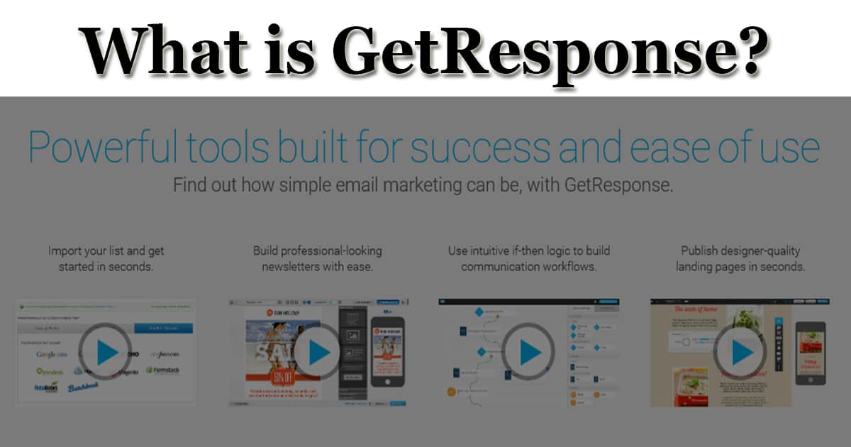 Getresponse Review - What is Getresponse Email Marketing Solution?
