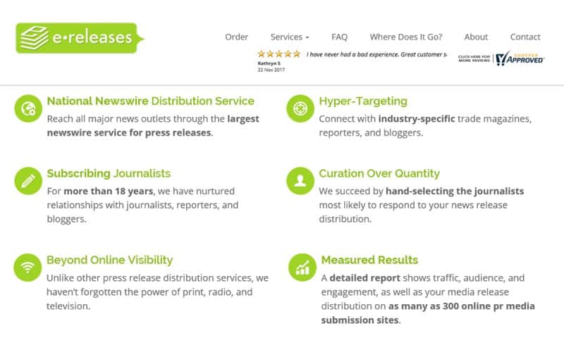 eReleases Review: discover all you need to know about their PR Services